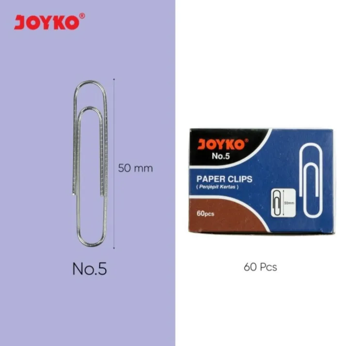 Paper Clip / Klip Joyko No.5 Penjepit Kertas Jumbo Besar | Lazada Indonesia