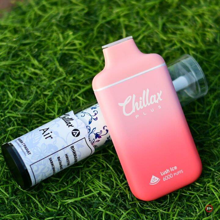 Original Chillax Plus Disposable Pod 6000 Puffs Vape Smoke Chil 6K Pod ...