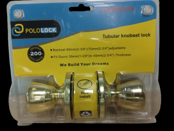 POLOLOCK Tubular Knob Set Lock PL88025 series | Lazada PH