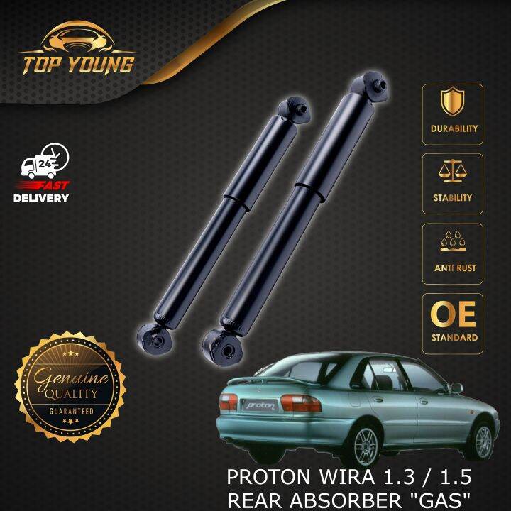 ABSORBER PROTON WIRA 1.3 / 1.5 REAR ABSORBER OEM PRODUCT 2 PCS | Lazada
