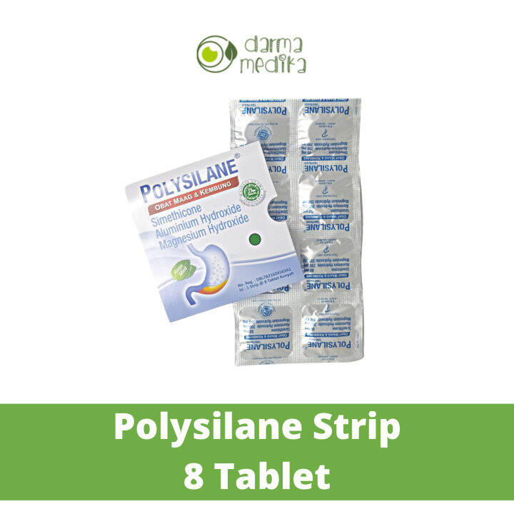 Polysilane strip isi 8 tablet | Lazada Indonesia