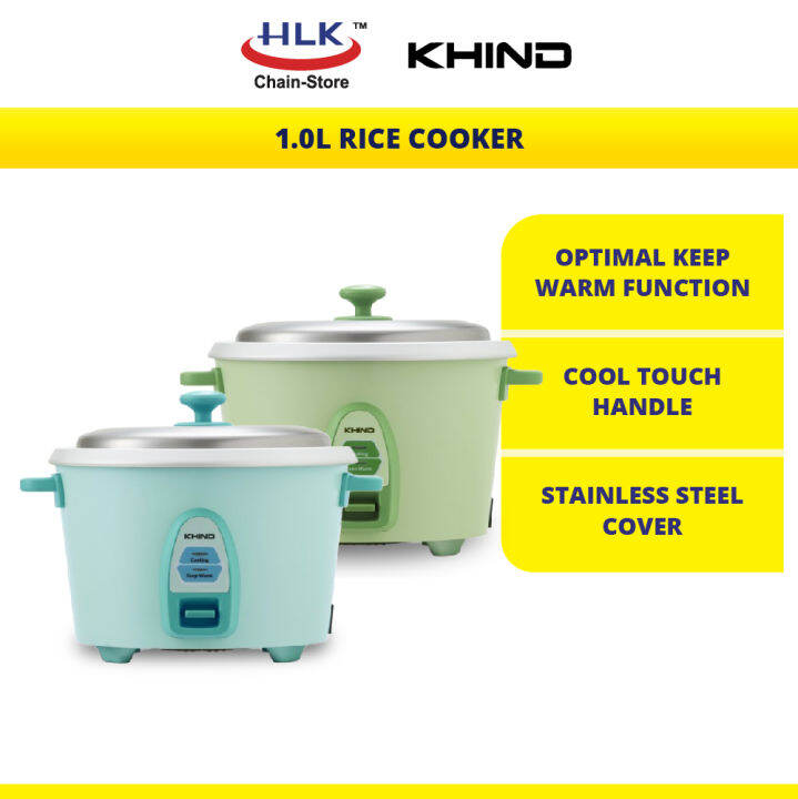 KHIND 1.0L Rice Cooker RC810N 'Random Colour' | Lazada