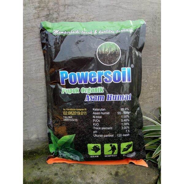 POWERSOIL Pupuk Pembenah Tanah 1kg Humic Acid 60% | Lazada Indonesia