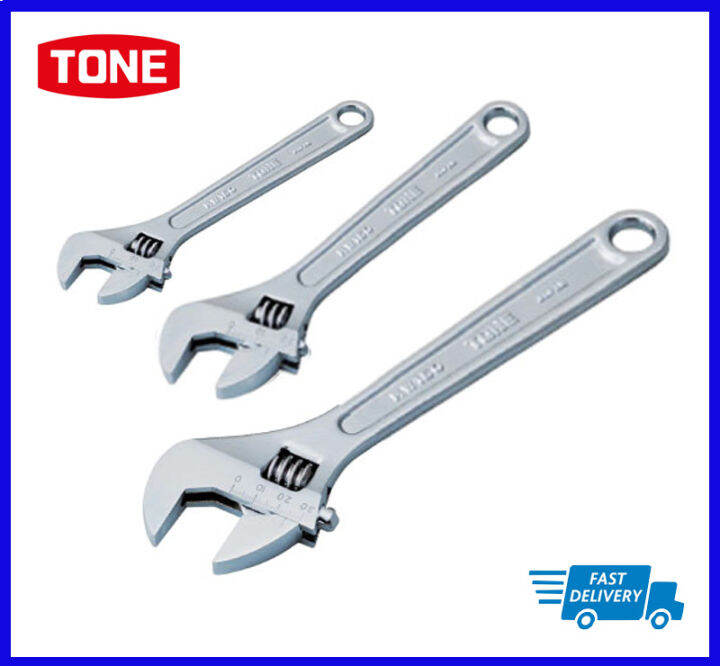 Tone Adjustable Wrench MW-250 ประแจปากเลื่อน ขนาด 0-30 mm. | Lazada.co.th