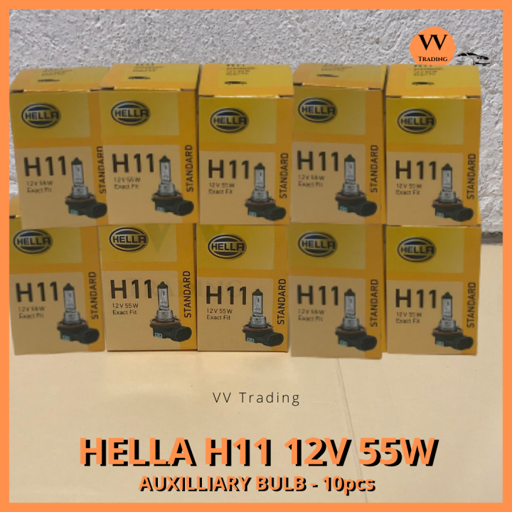HELLA H11 12V 55W Halogen Bulb | Lazada PH