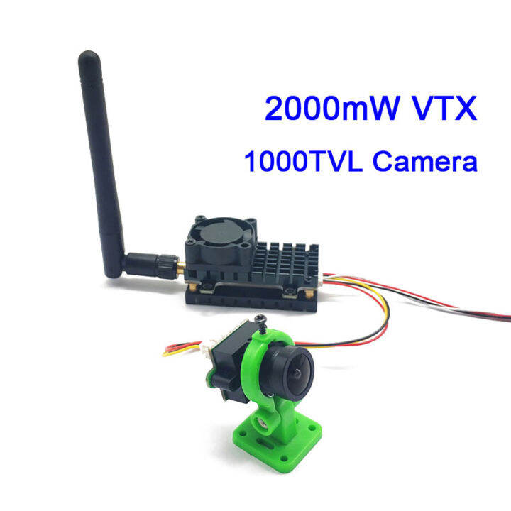 WRF 5.8Ghz 2W FPV เครื่องส่งสัญญานภาพจากกล้องไปยังอุปกรณ์พกพาแบบไร้สาย ...