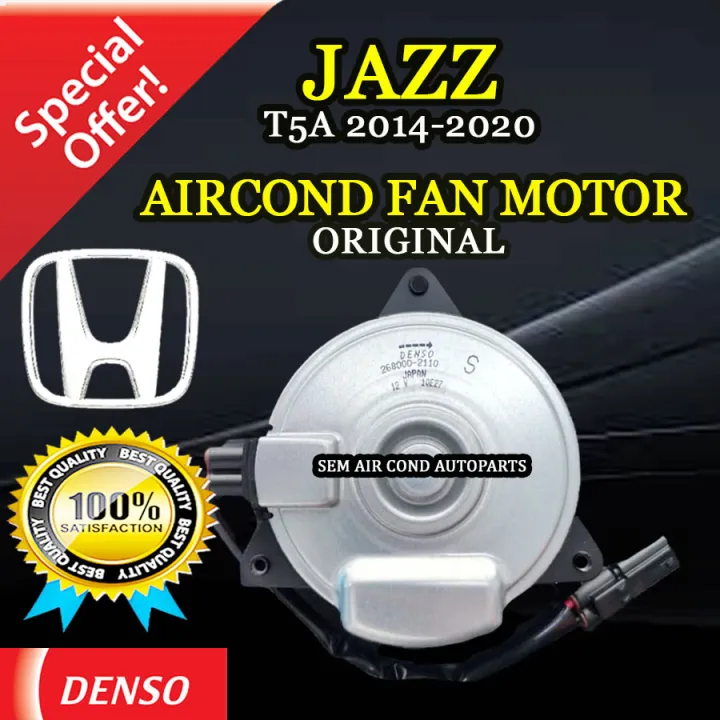 HONDA JAZZ T5A 2014-2020 YEAR ORIGINAL DENSO ND AIRCOND FAN MOTOR (CAR AIRCOND SYSTEM) (2110 ...