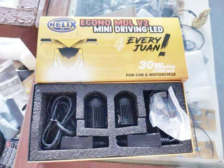 2pcs Helix Mini Driving Light LED V2 / Mini Duo / 3way Switch HELLA ...