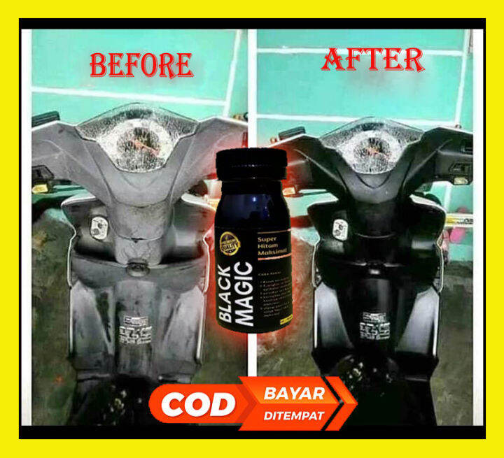 Black Magic Penghitam Bodi Motor Permanen / Penghitam Motor isi 30ml ...
