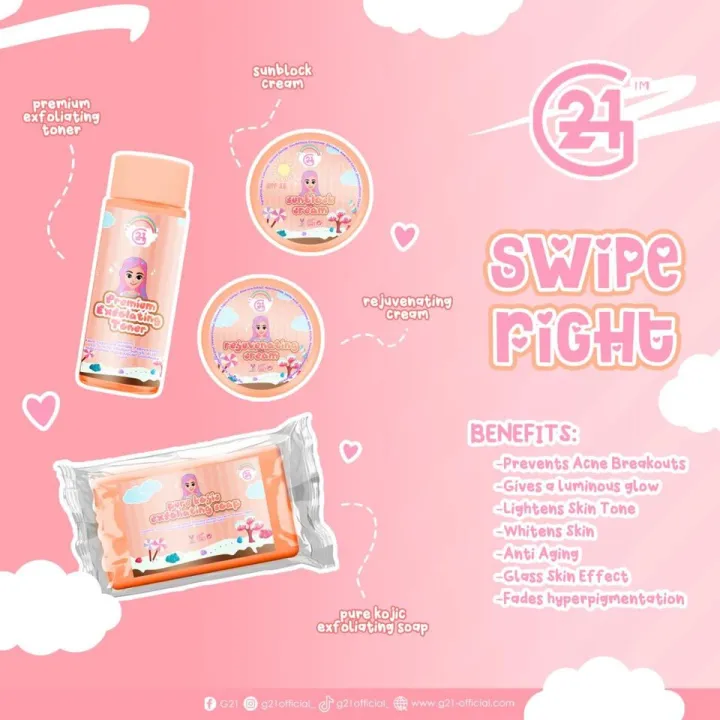 G21 swipe right rejuvenating set | Lazada PH