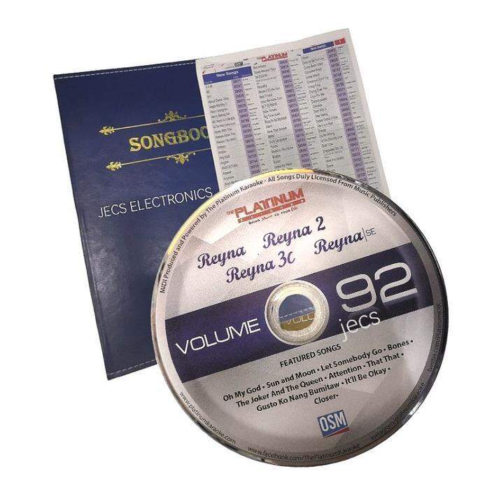 PLATINUM Updated CD with SONGBOOK volume-92 for REYNA 1 2 3C | Lazada PH