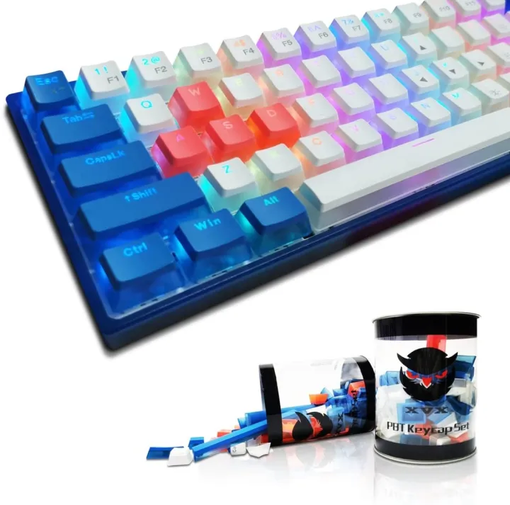 XVX Pudding Keycaps OEM Profile Custom Keycap 165 Keys Set Double Shot ...
