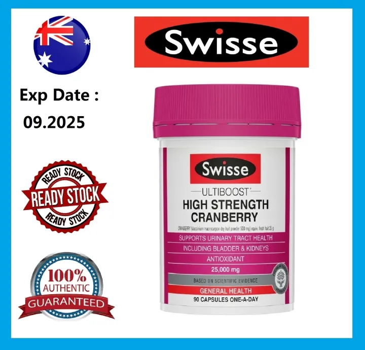 Swisse High Strength Cranberry 25000MG 90 capsules | Lazada