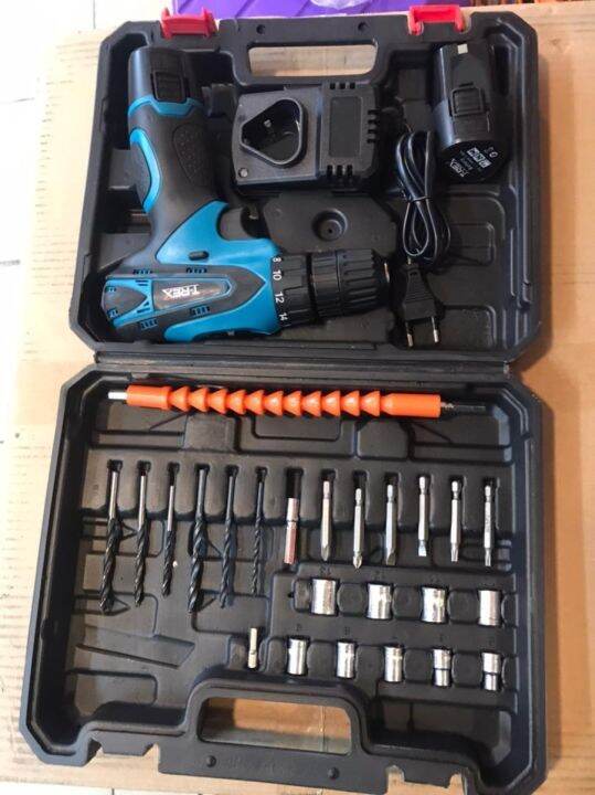 MODEL Maktec Mt063 Mesin Bor Baterai Tangan Cordless Drill Battery 12V ...