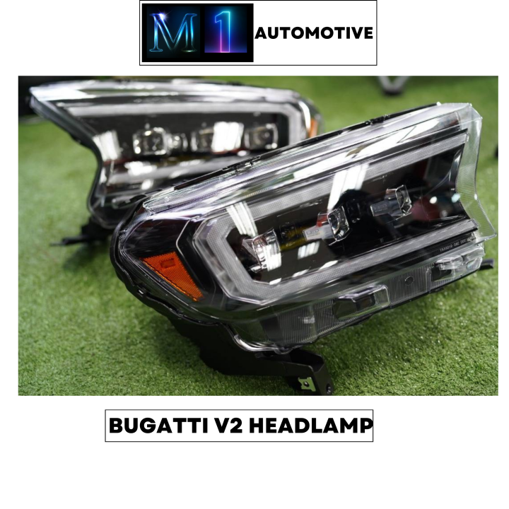 Bugatti Style V2 Headlamp Full LED Headlamp Head Lamp Head Light For ...