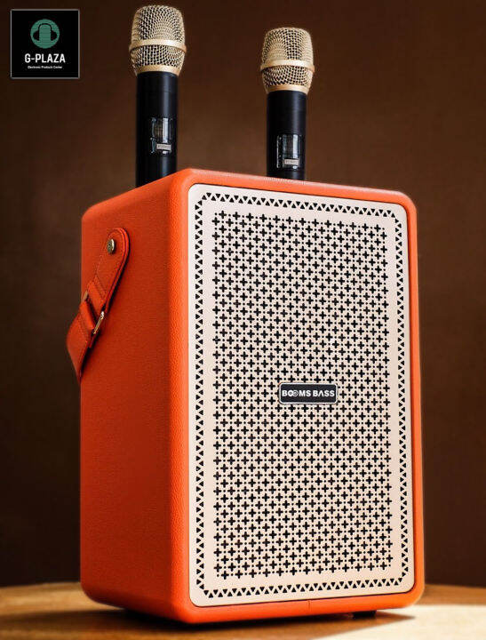 ลำโพงบลูทูธ BOOMSBASS M4203+ รับประกัน 1 ปี แถมฟรีไมค์ไร้สาย 2 ตัว ...