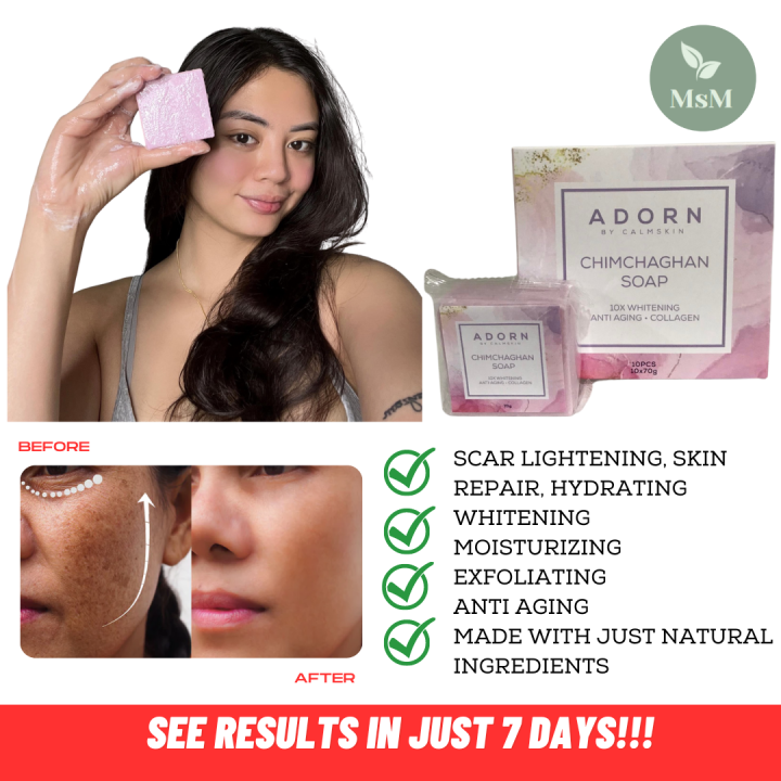 MsM WHITENING SOAP COLLAGEN WITH GLUTATHIONE Coconut Oil Snail Bar Soap ...