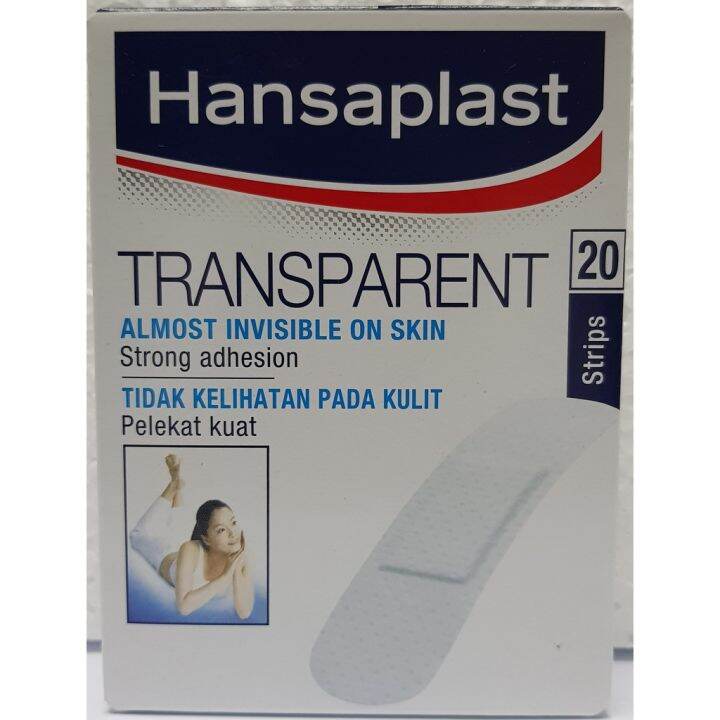 HANSAPLAST TRANSPARENT BANDAGES/PLASTER LUKA 20'S | Lazada