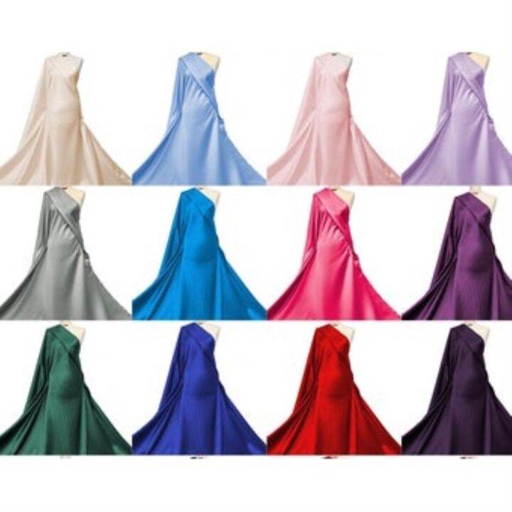 PREMIUM DUCHESS SILK MATTE FINISH FABRIC POLYESTER 60 WIDTH FOR ...