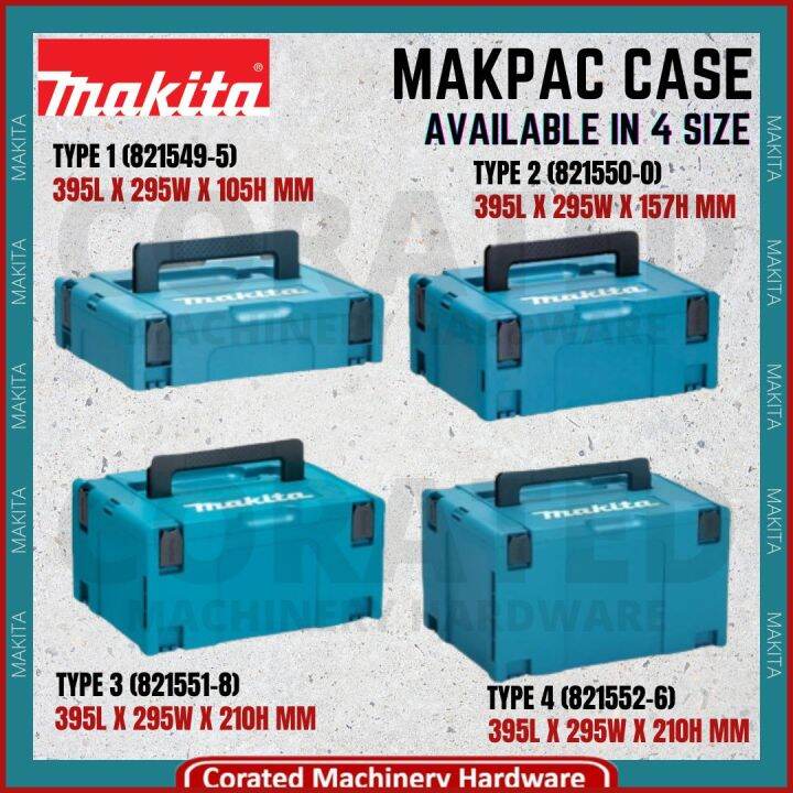 [CORATED] Makita Makpac Connector Carrying Case Box / Tools Bag | Lazada