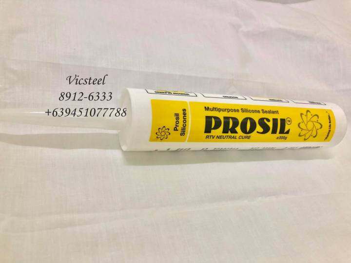 Prosil Silicon Sealant Silicone Sealant multipurpose clear black white ...