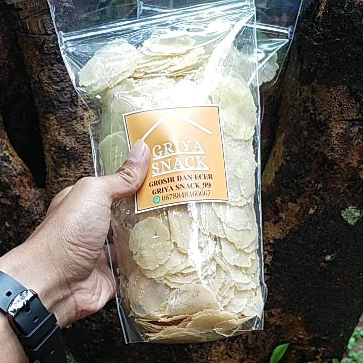 emping melinjo mentah kecil super tipis 1kg/½kg siap goreng ,rasa ...