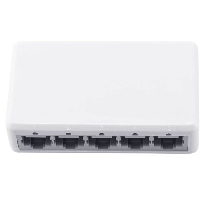 Ethernet Internet Splitter Hub Network Switch Computer 5 Ports 10 ...