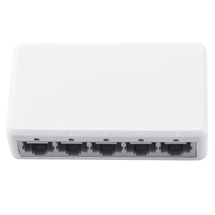 Ethernet Internet Splitter Hub Network Switch Computer 5 Ports 10 ...