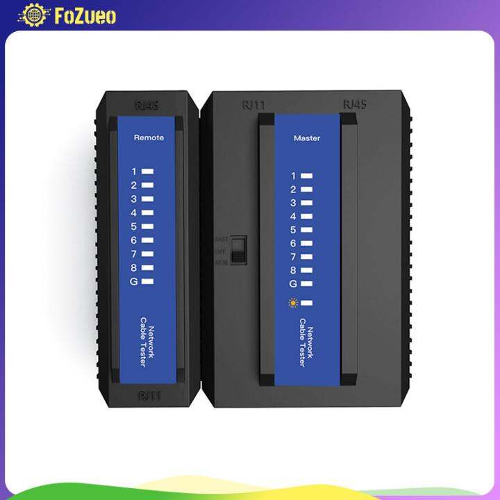 FoZueo RJ45 Network Cable Tester Auto Sleep PoE Switch Testing Digital ...