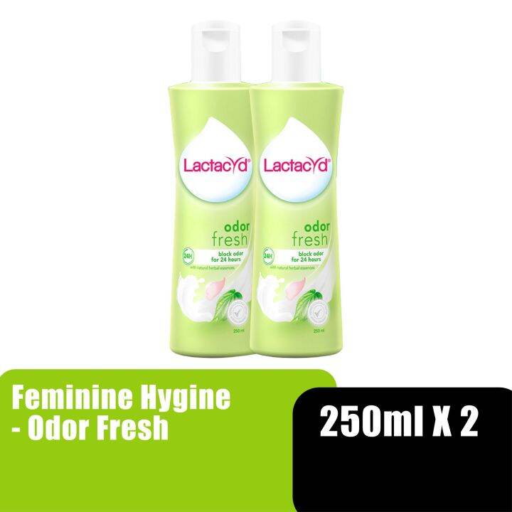 LACTACYD FEMININE HYGINE 250ML X 2 - ODOR FRESH (NEW) | Lazada