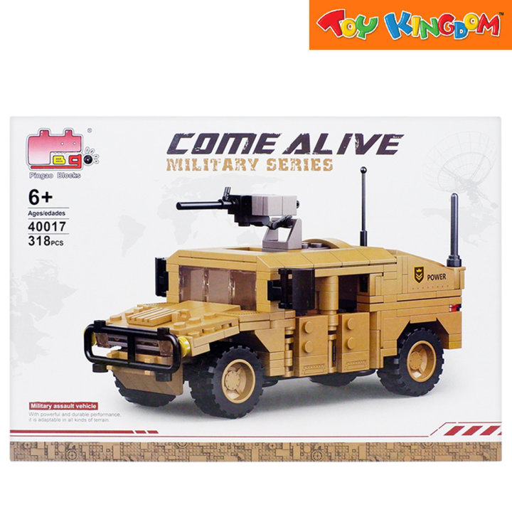 Pingao Blocks Come Alive Military Assault Vehicle 318 pcs Building Set ...