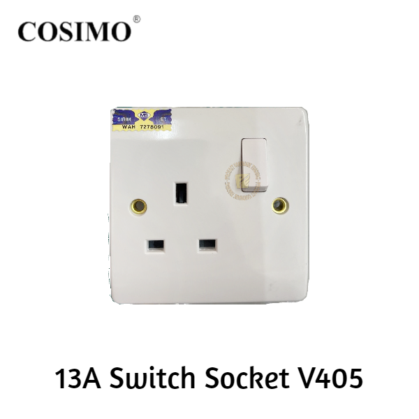COSIMO [ V405 ] 13A Switch Socket SIRIM | Lazada