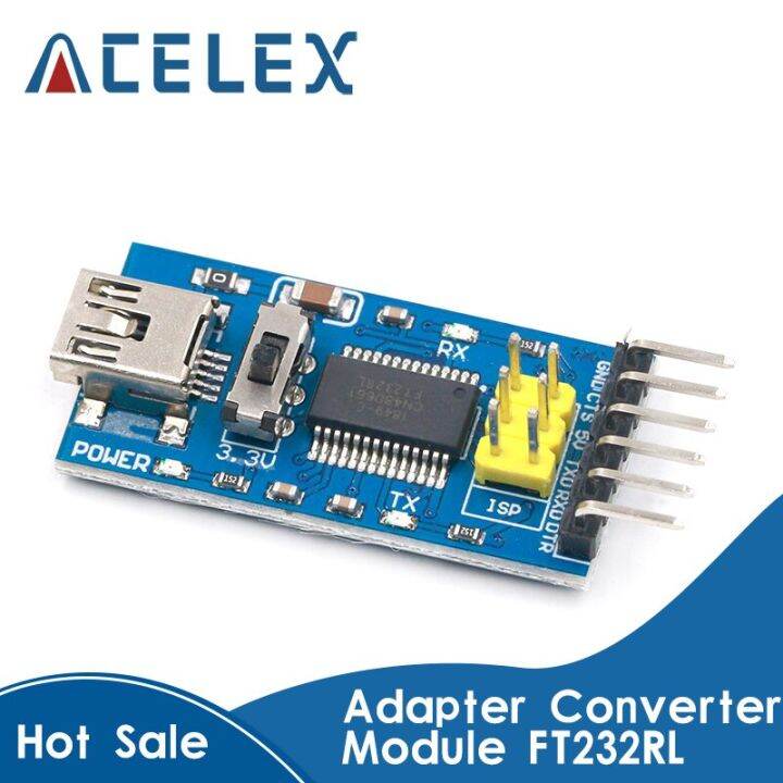 1ชิ้นพื้นฐานเสียหายบอร์ดสำหรับ Arduino FTDI FT232RL USB To TTL Serial ...