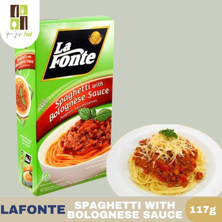 Lafonte Saus Spaghetti With Bolognese Sauce/Saus Bolognese Instan 117G | Lazada Indonesia
