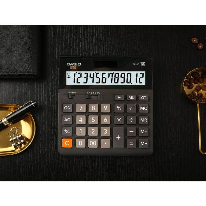 Casio MH/DH-12 ultra-wide calculator 12 digits solar large business ...