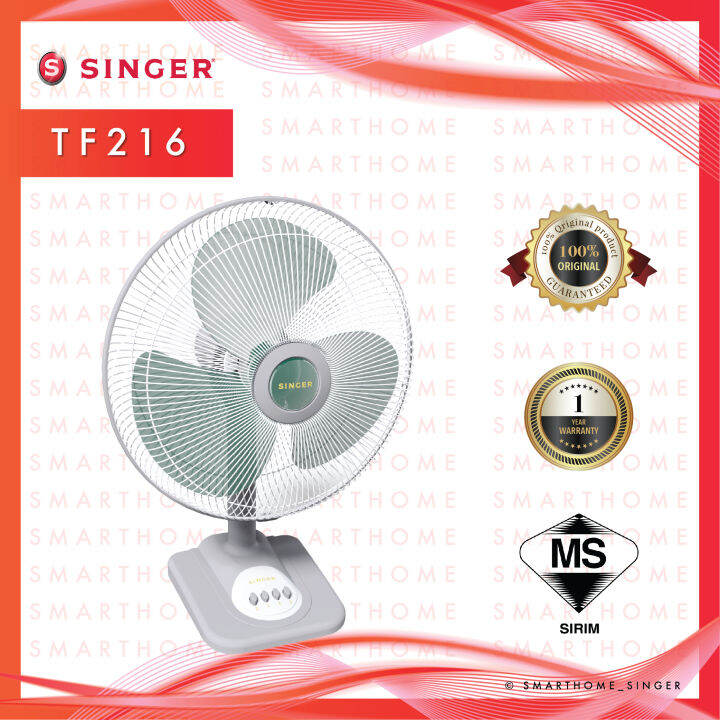 *Ready Stock* Singer 16" Table Fan TF216 | Lazada