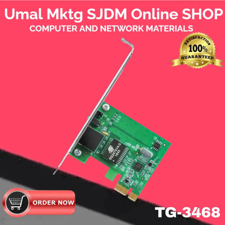 TP-LINK TG-3468 Gigabit PCI Express Network Adapter | Lazada PH