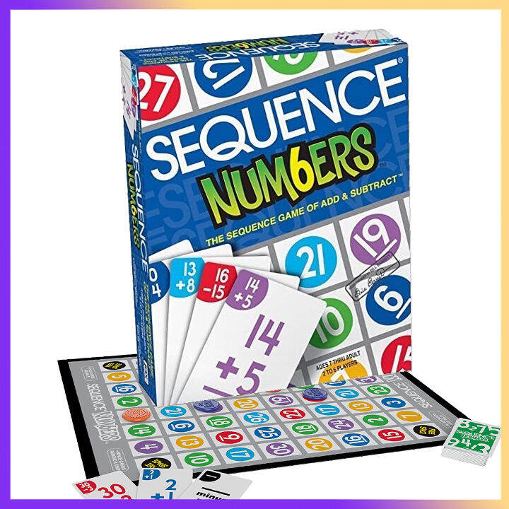 Sequence Numbers Fun Family Classic Game | Add & Subtract Basic Math ...