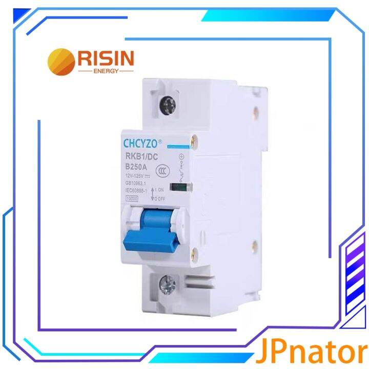 JPnator Mini Circuit Breaker DC 12V 24V 48V DC MCB Car Protector 3A to ...