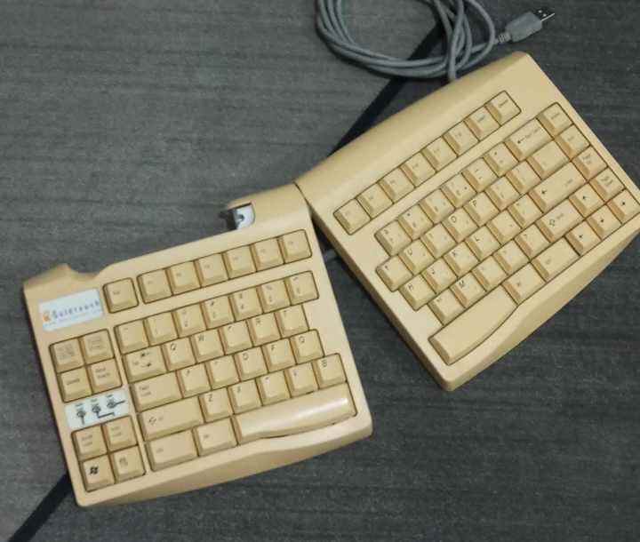 Super Rare Collectible Vintage Adjustable Ergonomic Keyboard Goldtouch ...