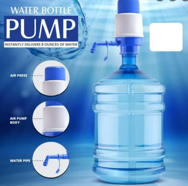 SE Portable Manual Water Gallon Hand Dispenser Water Bottle And Gallon ...