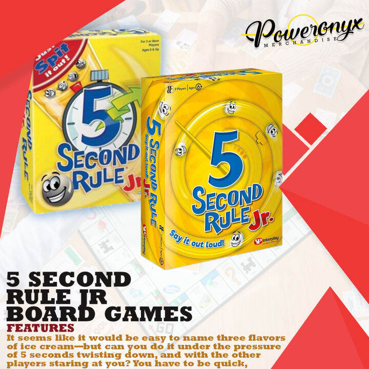 🇵🇭 5 Second Rule Jr Just Spit It Out Game 🇵🇭 | Lazada PH