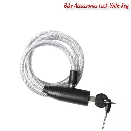 Bike Accessories Lock With Key สายล็อค จักรยาน พร้อมลูกกุญแจ รุ่น 100 ...