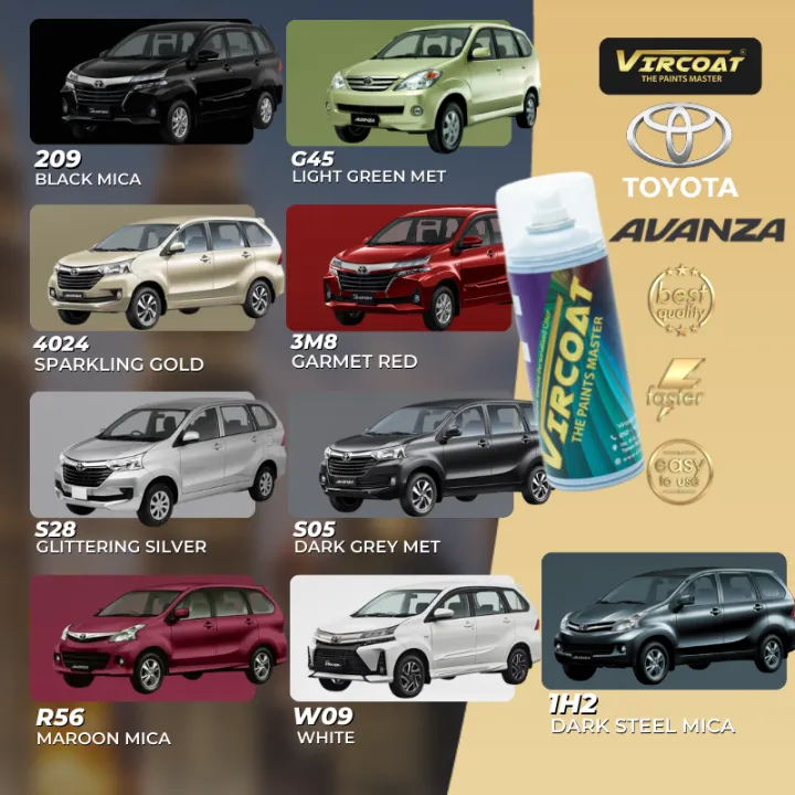 [Toyota Avanza] Touch Up Paint All Colors/2K Car Paint|Cat Bancuh ...