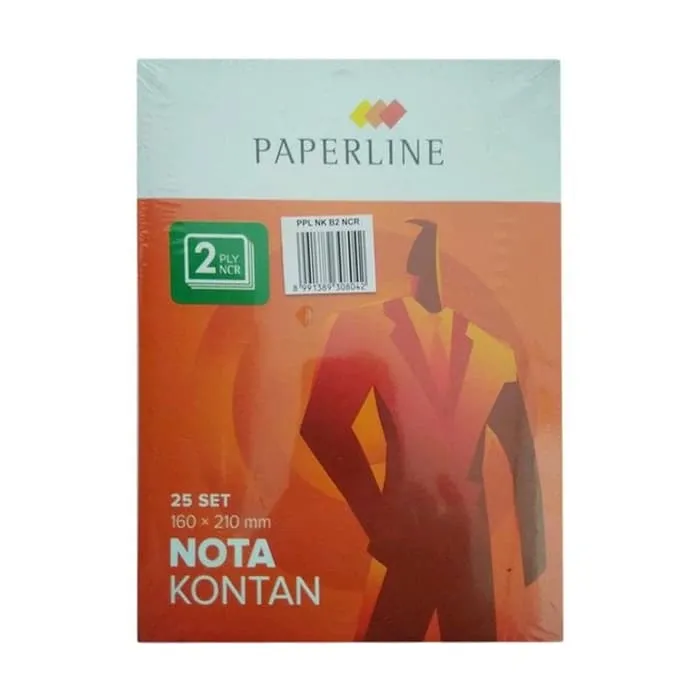 Nota Papperline 2 Ply Besar NCR Bon Struk Kontan Buku Keuangan Murah ...