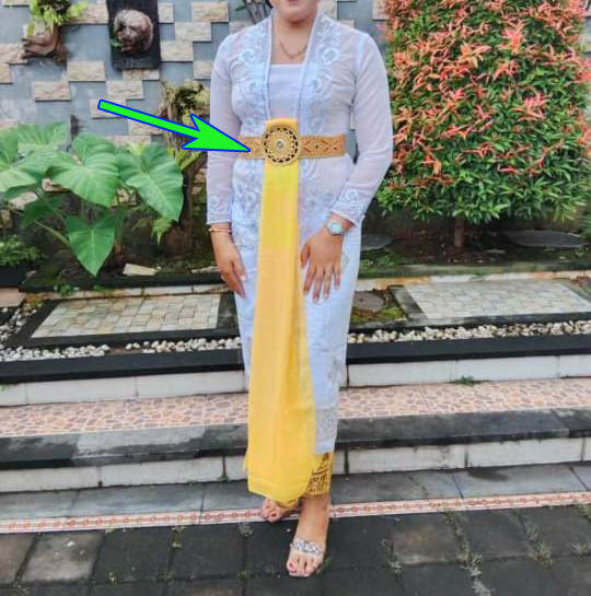 Sabuk Pending Karton Solex Ukiran aksesoris ikat Pinggang Tari adat ...
