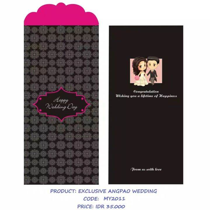 Amplop Wedding ekclusive/amplop pernikaha /ampau wedding | Lazada Indonesia
