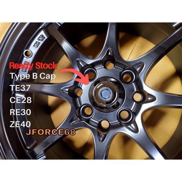 Rim Cap Type B Te37 Ce28 Re30 Ze40 62mm Auto Option Rays CapType B Te37 ...
