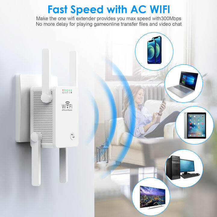 WIFI Extender Ranger Router AC1200 WI-FI Range Extender ขยายสัญญาณเน็ต ...