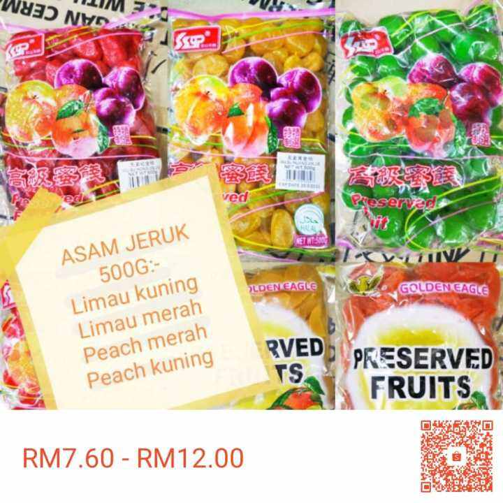 Asam Buah Jeruk 500G Various Varieties | Lazada